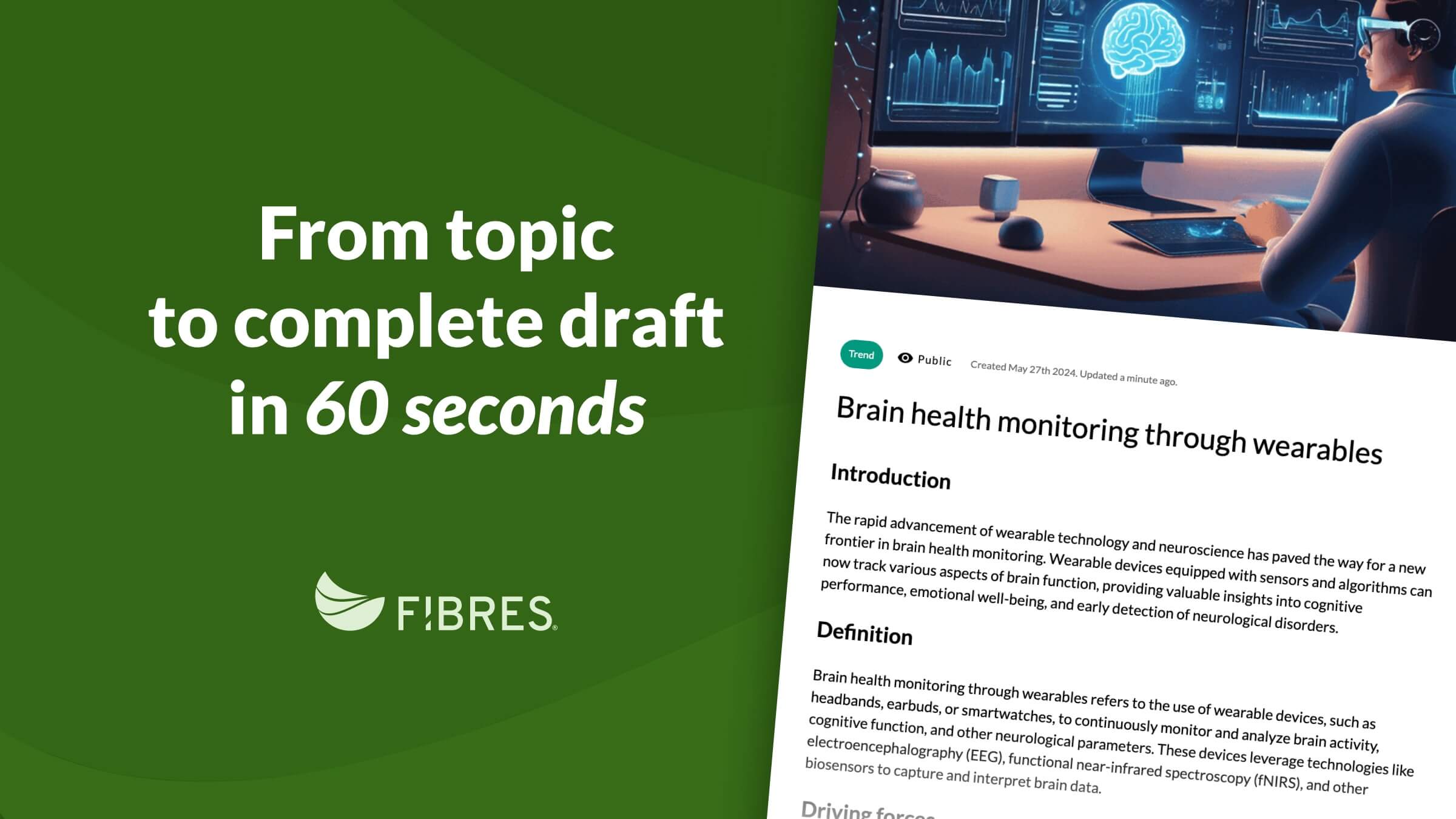 Draft trends in seconds: A game-changer for foresight professionals